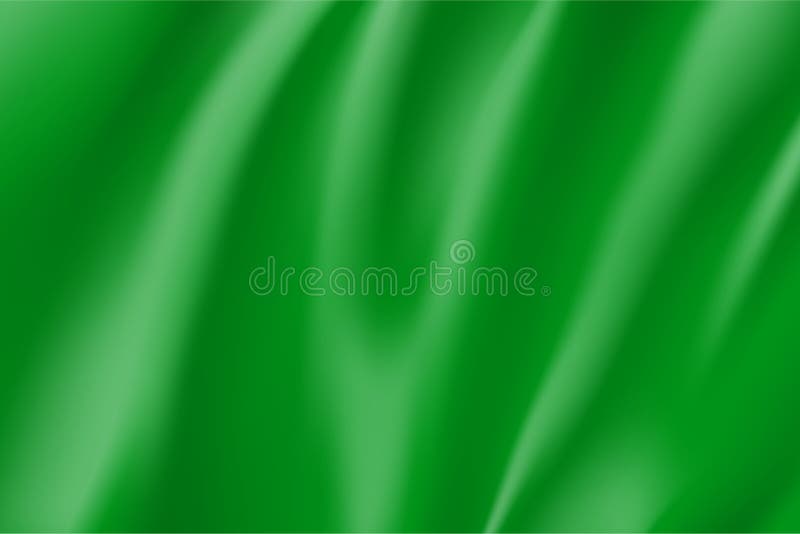 Realistic Green Silk Surface for Design Stock Vector - Illustration of ...