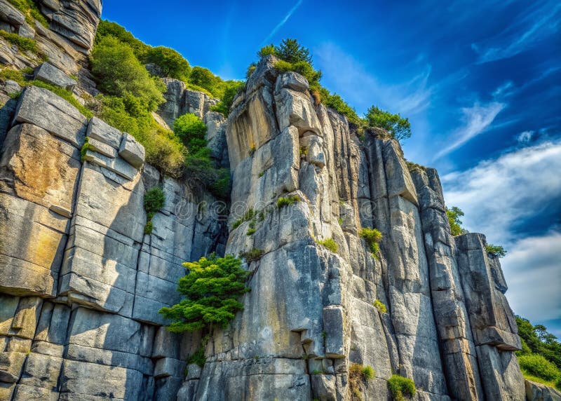 Realistic Grey Rock Cliff Texture Asset for Game Development Detailed ...