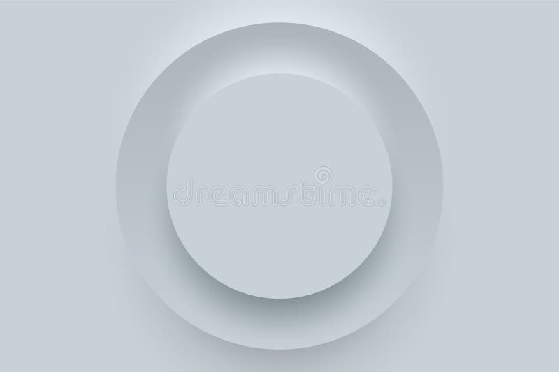 A Realistic Grey Soft Circle Abstract Backdrop Stock Vector ...