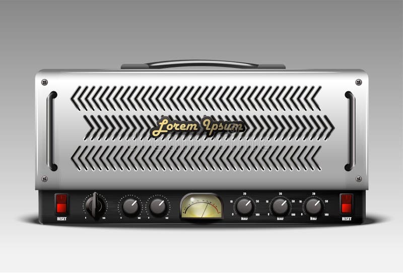 Realistic Guitar Combo Amp. Vector. Stock Vector - Illustration of ...