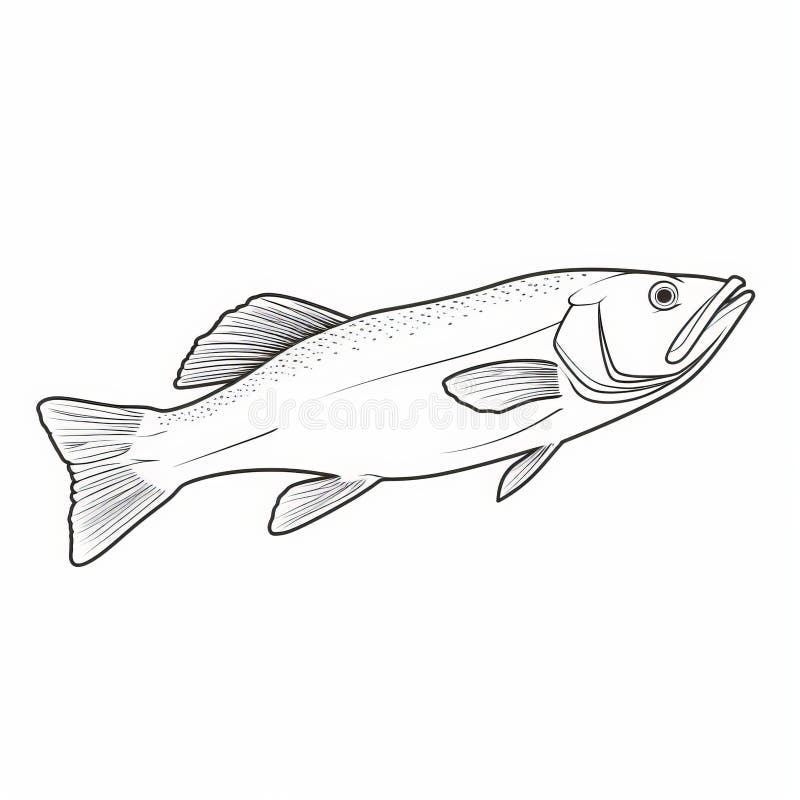 Haddock Outline Stock Illustrations – 156 Haddock Outline Stock ...