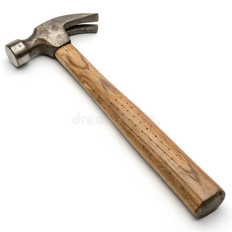 Realistic Hammer Design stock illustration. Illustration of repair ...