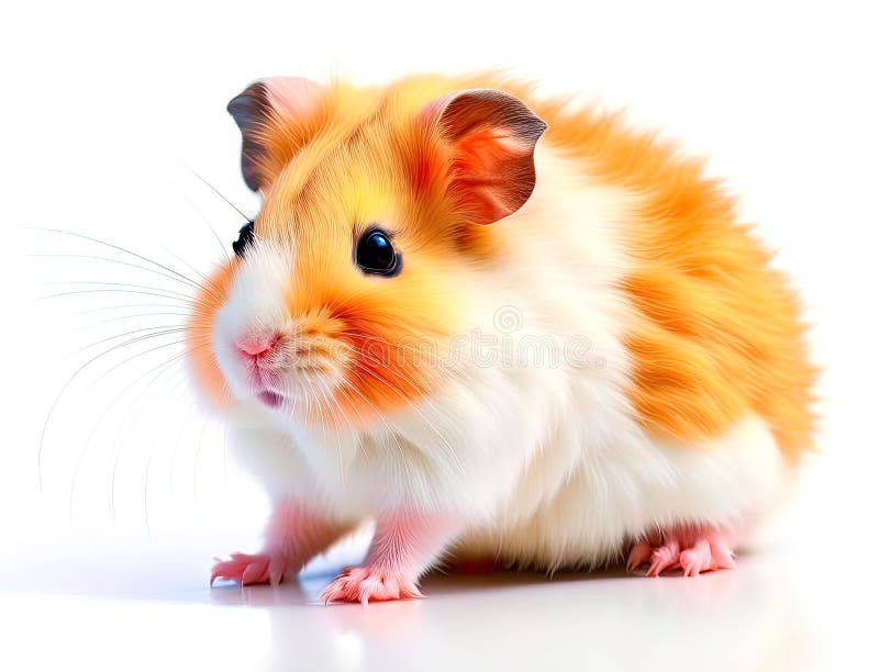 Realistic Hamster Compositions Stock Vector - Illustration of animal ...