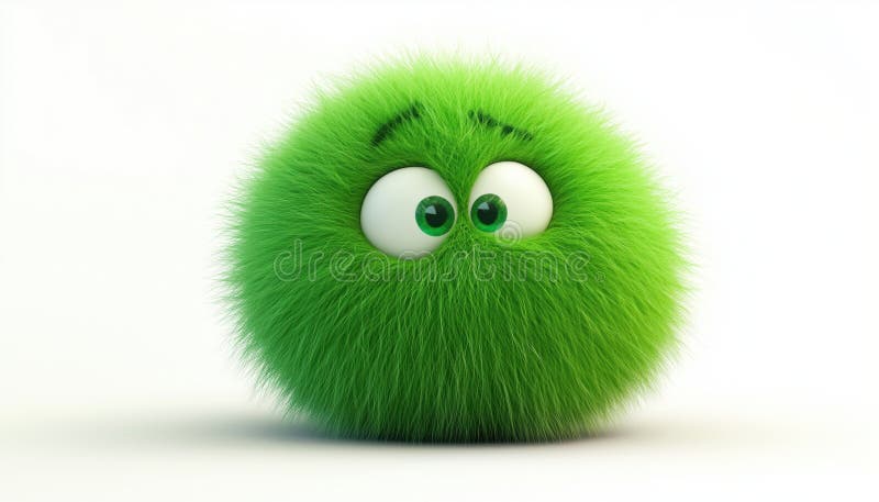 Realistic Hand-Drawn Green Fur Texture for Posters and More Stock Photo ...
