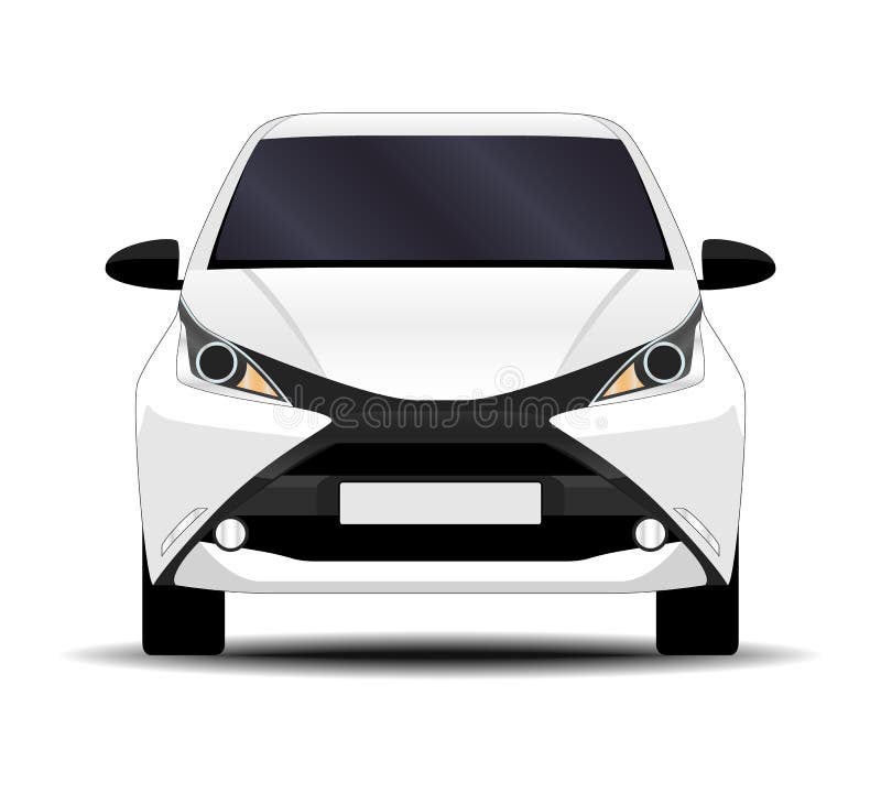 Realistic hatchback car. stock vector. Illustration of design - 128873707