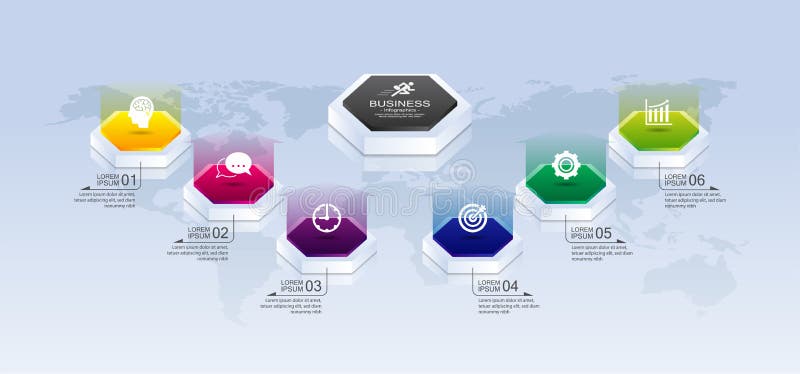 Realistic Hexagon Advertising Marketing Display Product Presentation ...