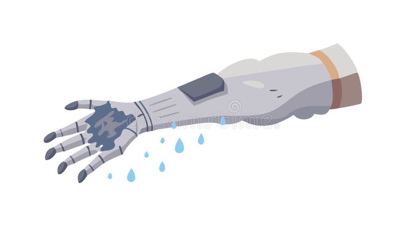 Realistic High-Tech Prosthetic or Robotic Arm Vector, Vector Design ...