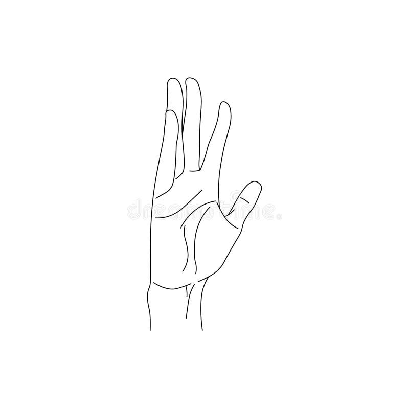 Realistic Human Hand Icon. Vector Illustration Eps 10 Stock ...