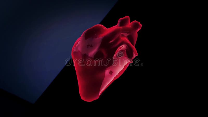 Realistic Human Heart, Beating Organ on Different Moving Backgrounds ...