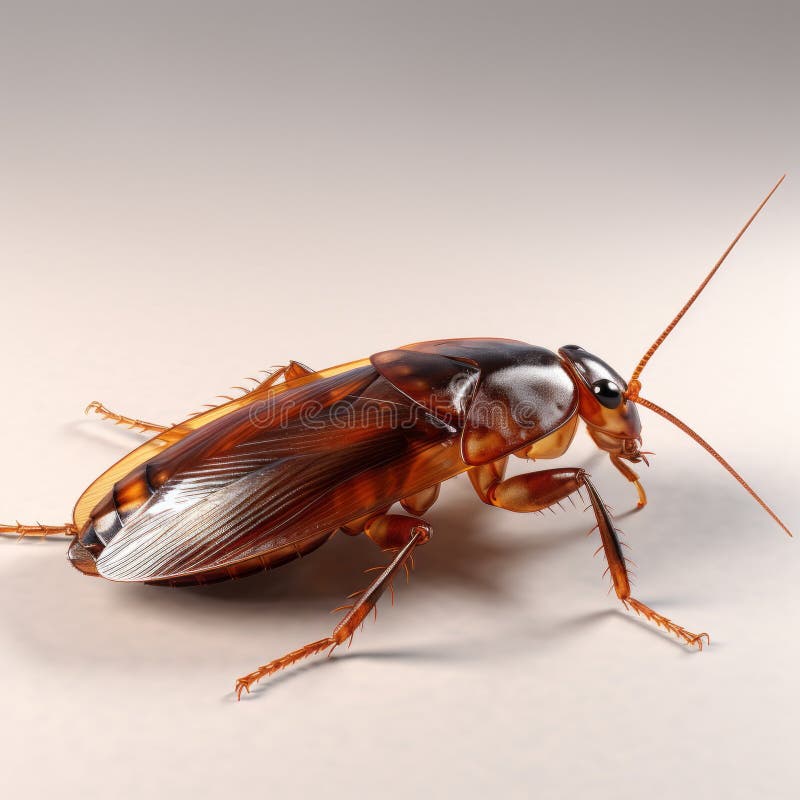 Realistic 3d Cockroach Render on Transparent Background Stock Image ...