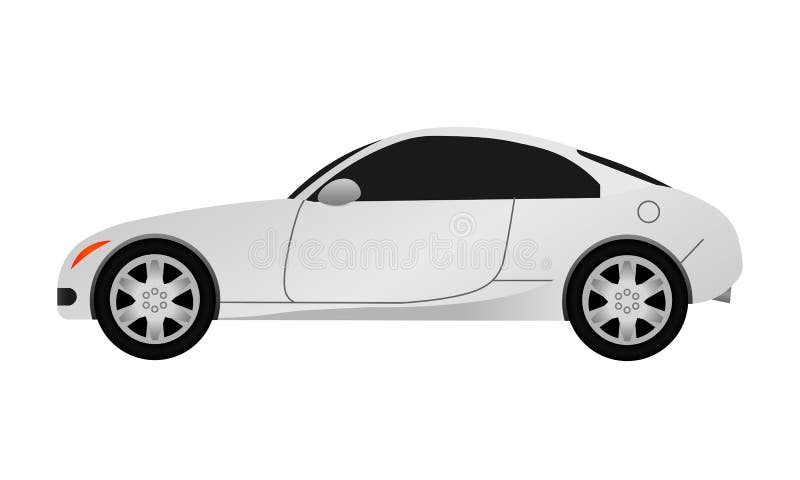 Realistic Icon of Gray Car. Vector Illustration Eps 10 Stock ...