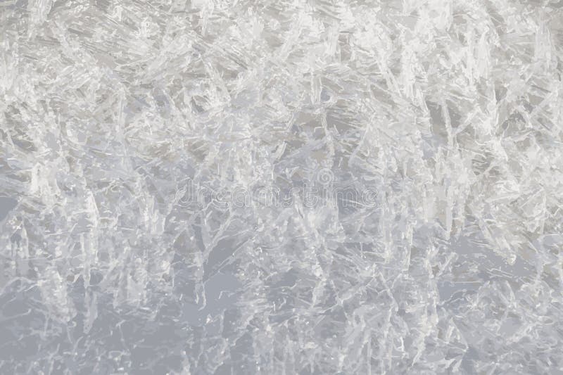 Realistic Illustration of an Ice Surface of the River. Texture of Ice ...