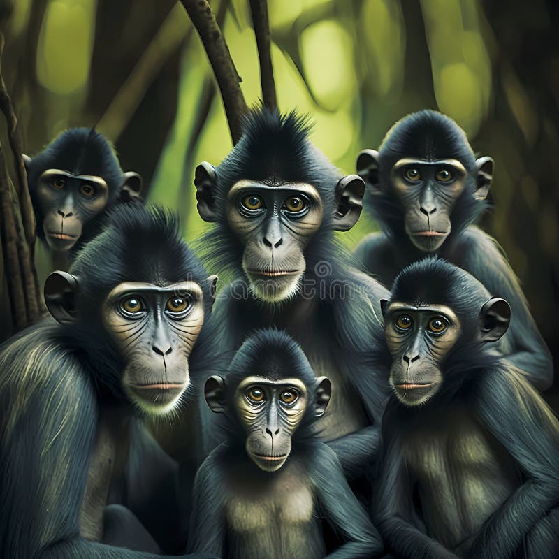 Monkey Community Stock Illustrations – 105 Monkey Community Stock ...