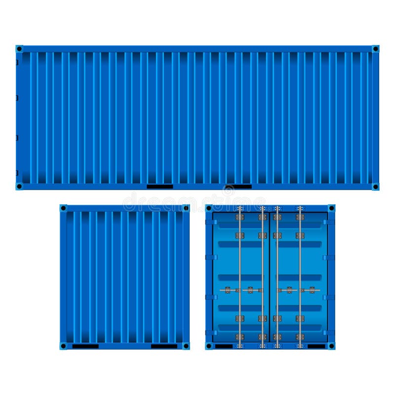 Container Door Illustrator Stock Illustrations – 2 Container Door ...