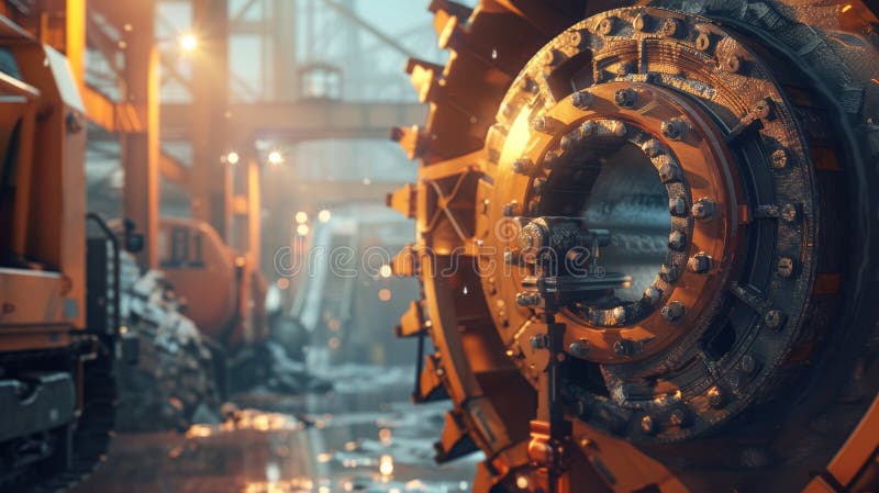 Realistic Image of Channel Steel in Industrial Equipment Support ...