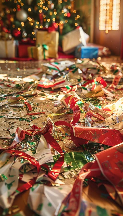 A Realistic Image Highlighting the Chaos of Post Celebration with ...