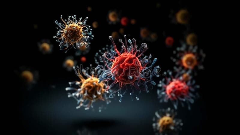 Microorganisms Realistic Stock Illustrations – 848 Microorganisms ...