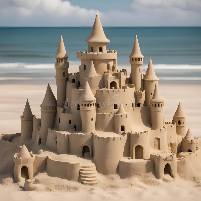 Level Sandcastle Stock Illustrations – 4 Level Sandcastle Stock ...
