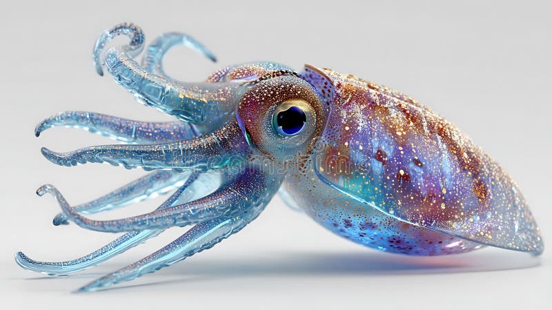 A Realistic, Intricately Designed Model of a Cuttlefish Showcases Its ...