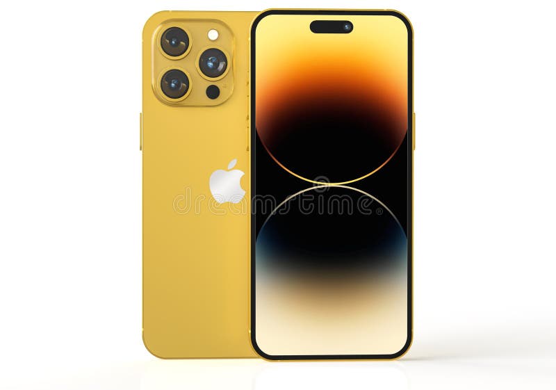 IPhone 14 Pro Max Set with Front and Back View for Infographic Global ...