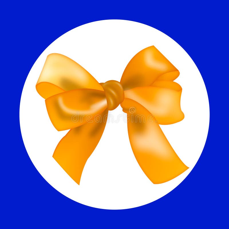 Gold bowknot stock vector. Illustration of fashion, clean - 33331093