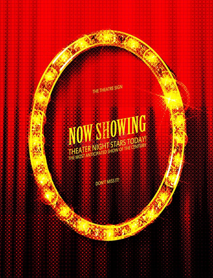 Yellow Marquee Sign Oval Stock Illustrations – 48 Yellow Marquee Sign ...