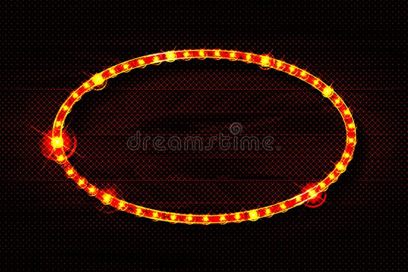 Yellow Marquee Sign Oval Stock Illustrations – 48 Yellow Marquee Sign ...