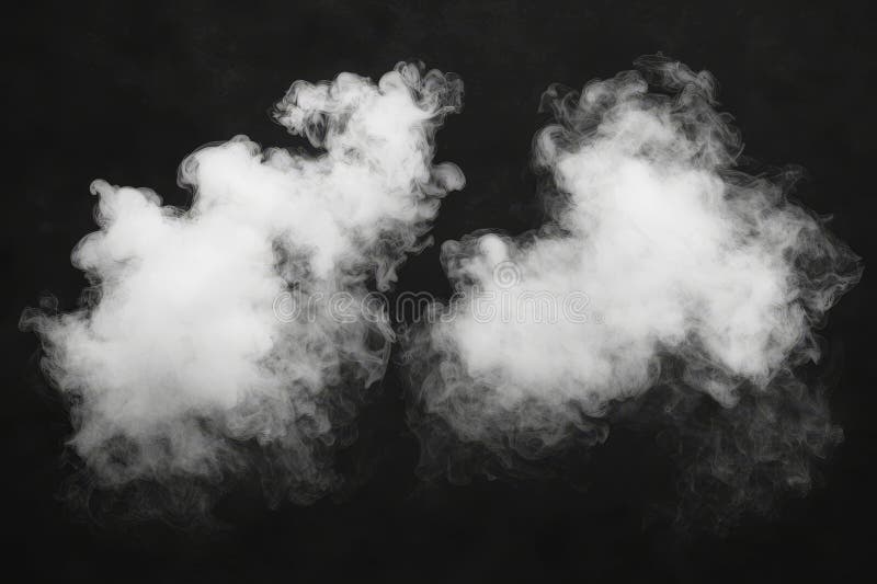 Isolated Smoke Explosion with a Transparent Background. Stock Photo ...