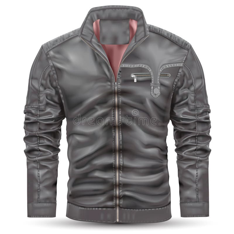 Leather Jacket Template Stock Illustrations 523 Leather Jacket