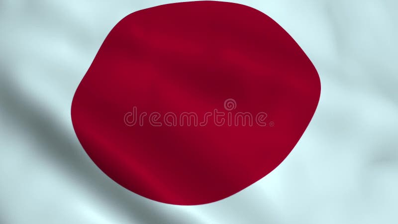 Realistic Japan flag stock illustration. Illustration of background ...