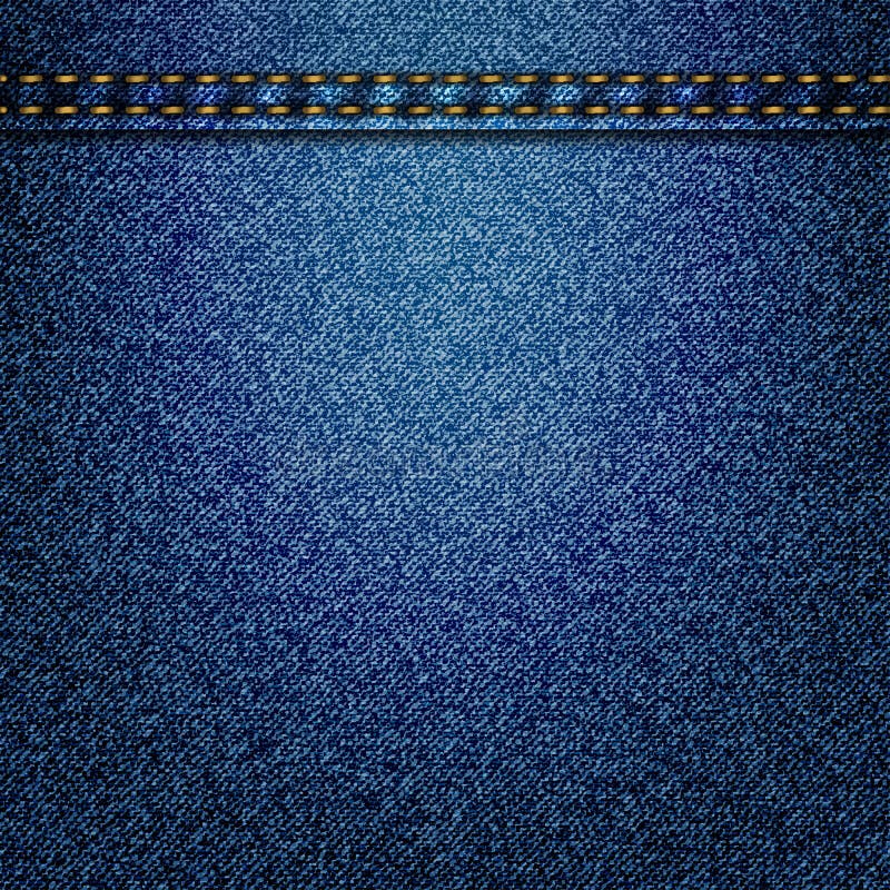 Realistic Denim Jeans Texture, Vector Stock Photo - Image of fashion ...