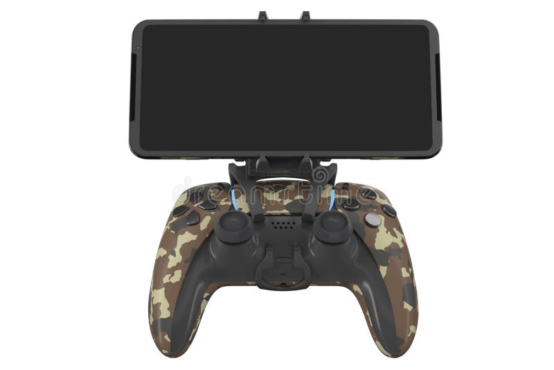 Realistic Joystick for Playing Games on a Mobile Phone Isolated on ...