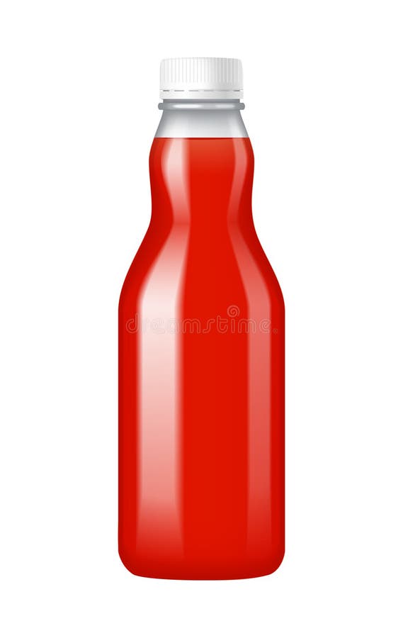 Realistic Juice Bottle stock vector. Illustration of pure - 272628171