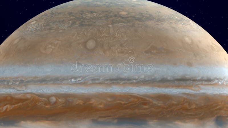 Realistic Jupiter Planet Animation with Seamless Loop Stock Footage ...