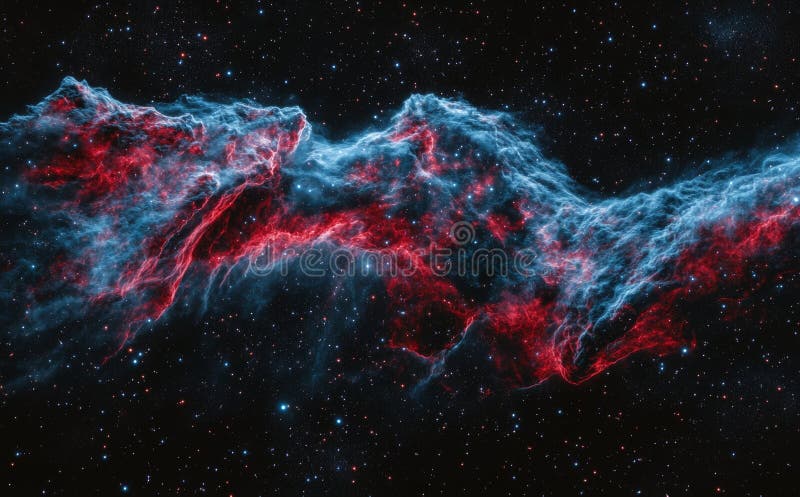 A Realistic 5K Science Fiction Image of a Starfield and Dust Clouds in ...