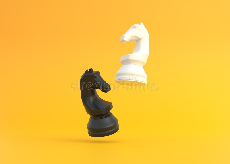 Realistic Pawn on Bright Blue Background with Copy Space Stock ...