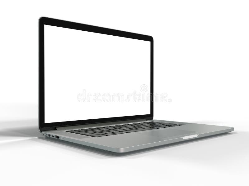 Modern Laptop Side Angle Stock Illustrations – 46 Modern Laptop Side ...