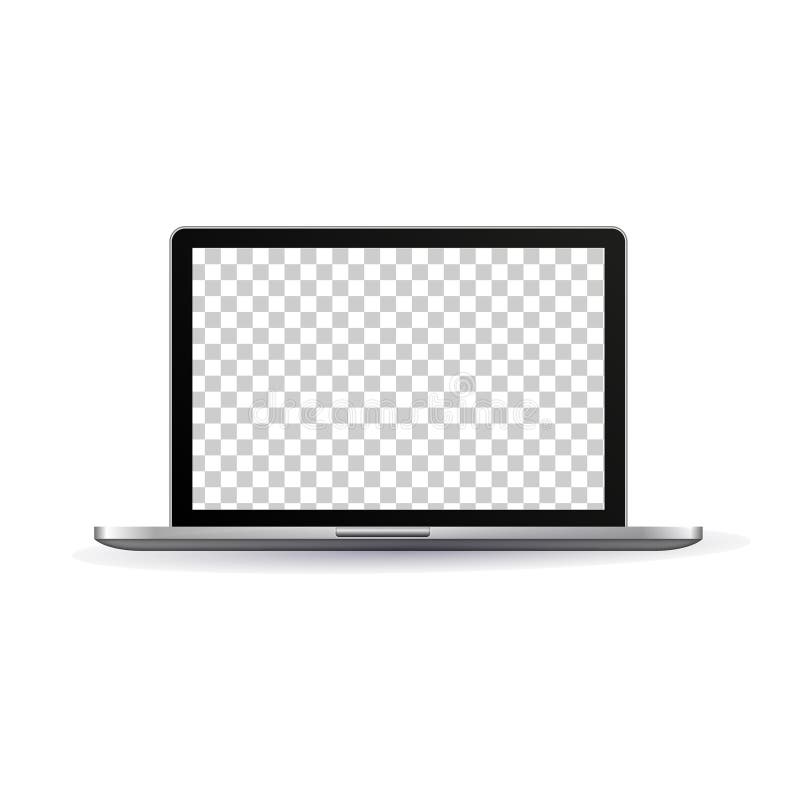 Realistic Laptop Mockup, Template for Website Design Stock Vector ...