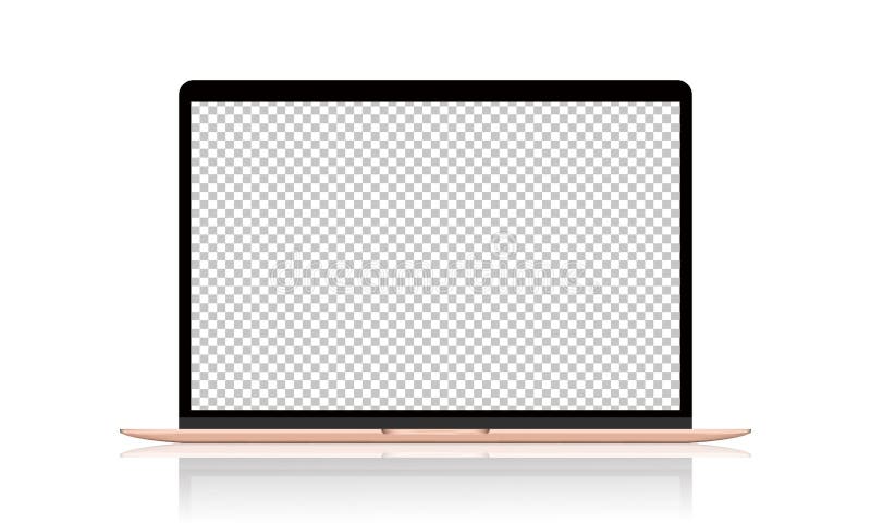 Realistic Laptop Vector Illustration - Vector Stock Vector ...