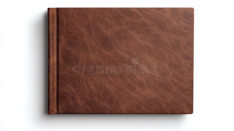 Realistic Leather Book Texture Mockup for Design Projects Stock ...