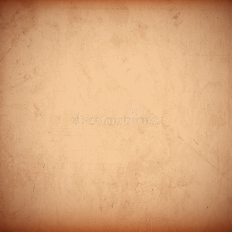 Realistic Light Brown Vintage Paper Texture with Dark Edges. Vector ...