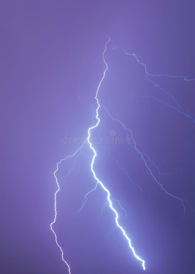 Realistic Lightning Isolated for Design Element. Electricity Stock ...