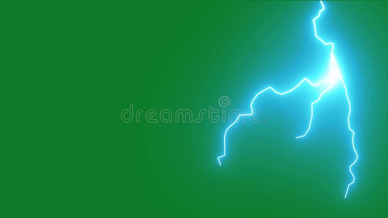 Realistic Lightning Strike on Black Background, Blue Lightning ...