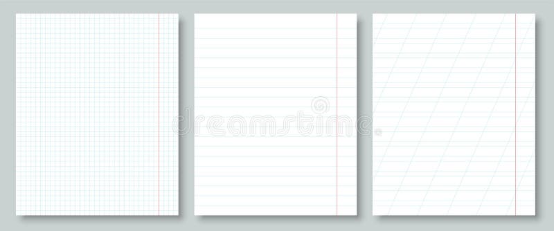 Cage Oblique Line Square Note Sheet School Office Layout Stock ...