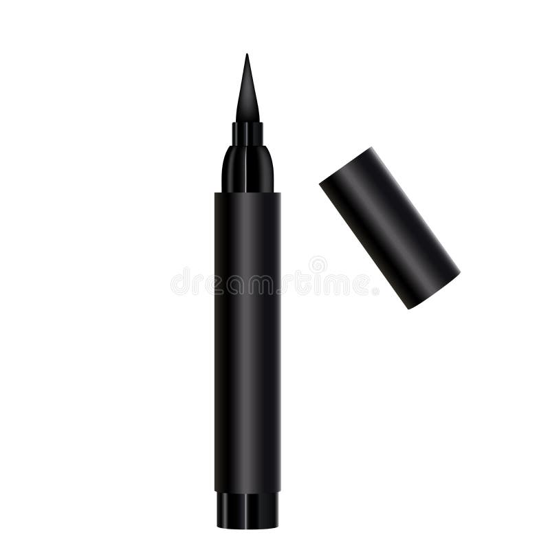 Realistic Lip Liner. Eyeliner Stock Vector - Illustration of marker ...