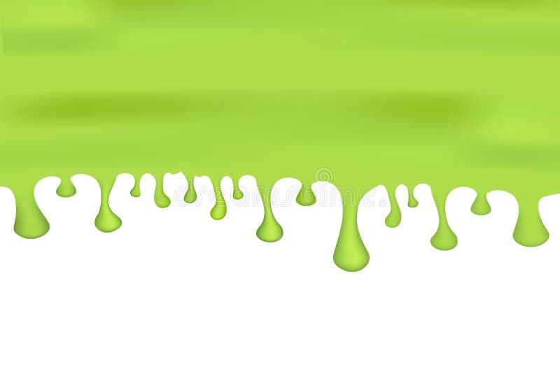 Realistic Liquid for Concept Design. Grunge Splatter. Green Liquid ...