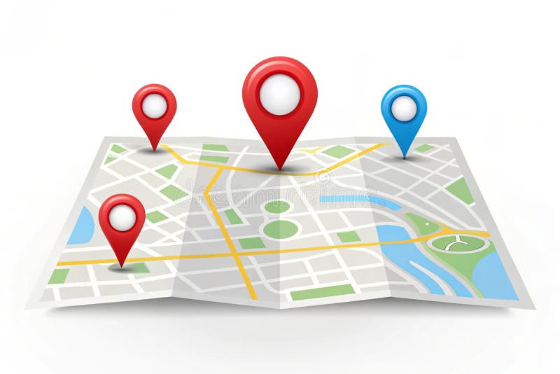Realistic Location Map Pin Gps Pointer Markers Illustration for ...