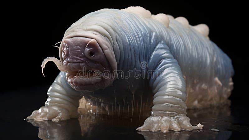 Realistic Looking Alien Lifeform Snail Creature Xenomorph with Dramatic ...