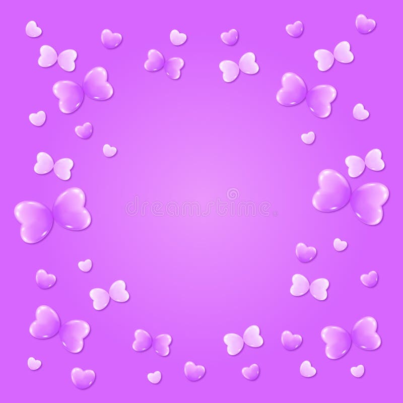 Realistic Love Sign with Hearts Stock Illustration - Illustration of ...