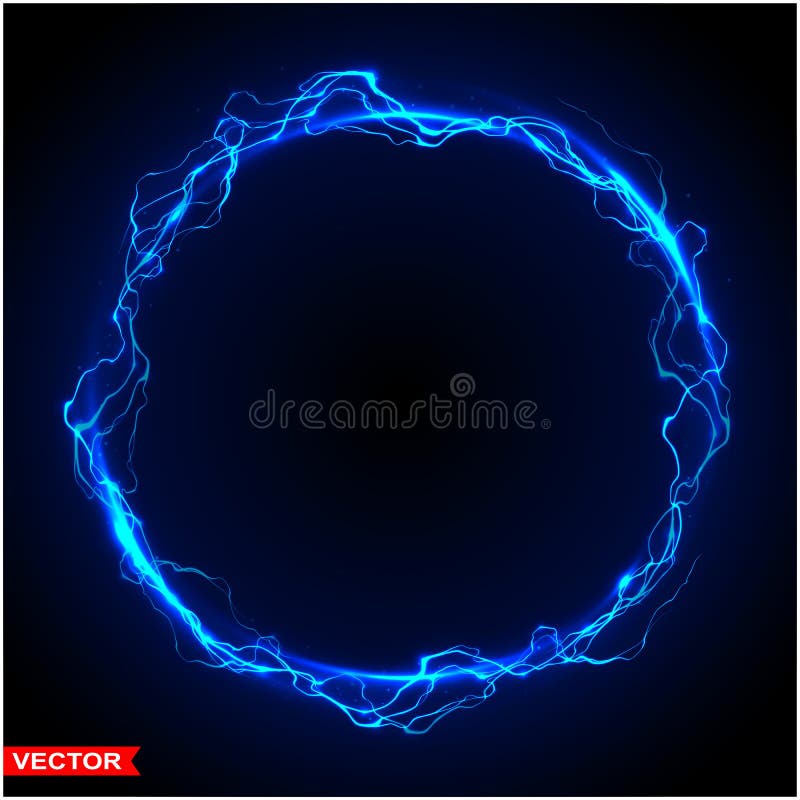 Magic Circle Isolated On Transparent Backgroun. Vector Glow Ring. Stock Vector - Illustration of ...